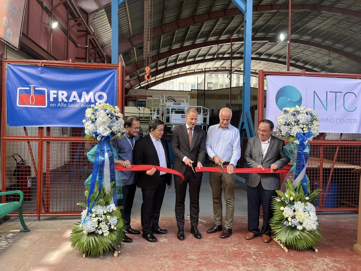 Newly refurbished FRAMO laboratory opens at the Norwegian Training Center in Manila | Odfjell