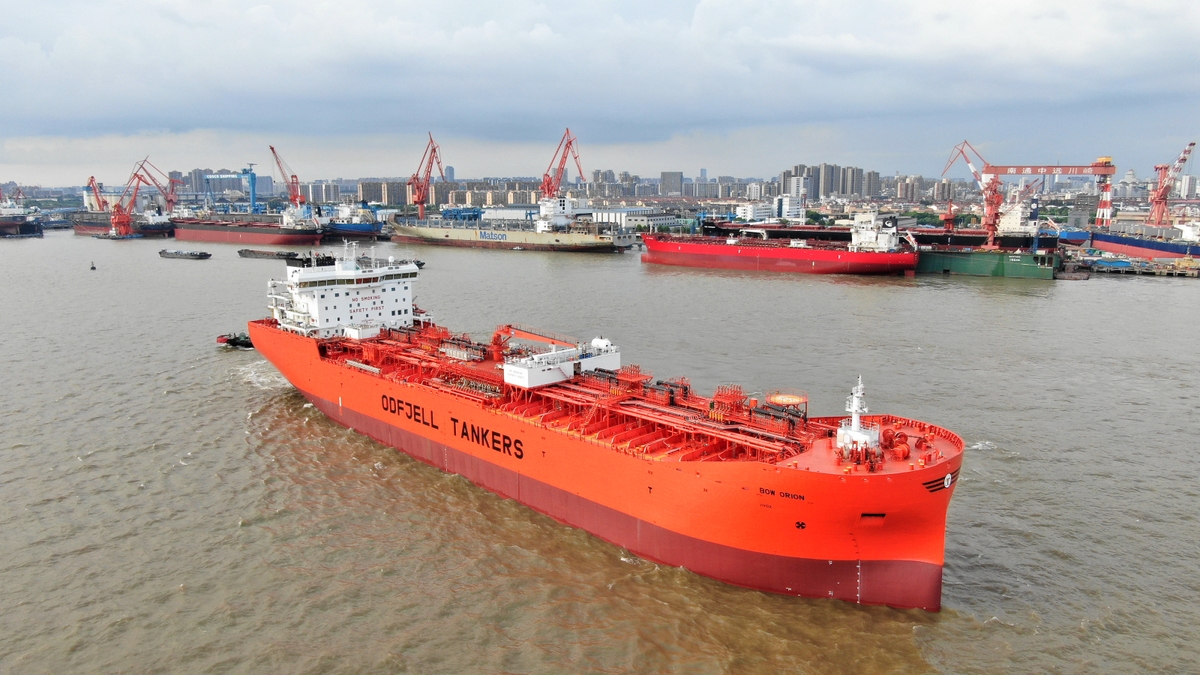 First drydock successfully completed for the first Hudong vessel | Odfjell