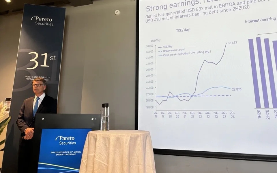 Presenting Odfjell at the 31st Pareto Securities Energy Conference | Odfjell